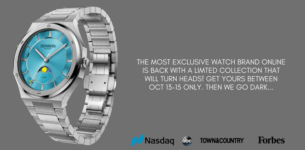 Benson Watches | Luxury Designer Watches – Benson by Marcel